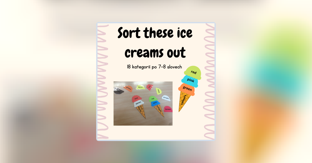 Sort the words out | Učitelnice