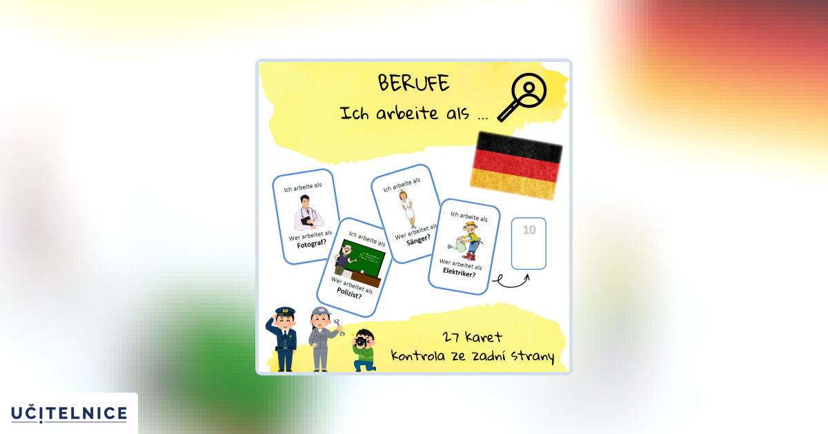 Berufe (Ich arbeite als ...) | Učitelnice