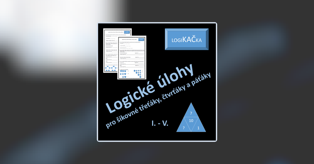Logické úlohy pro šikovné žáky | Učitelnice
