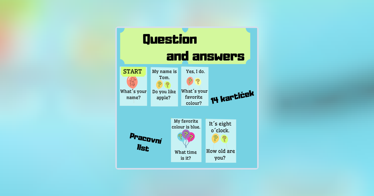 Materiál - Questions and answers