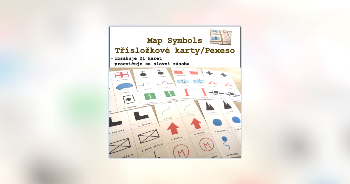 Map Symbols | Učitelnice