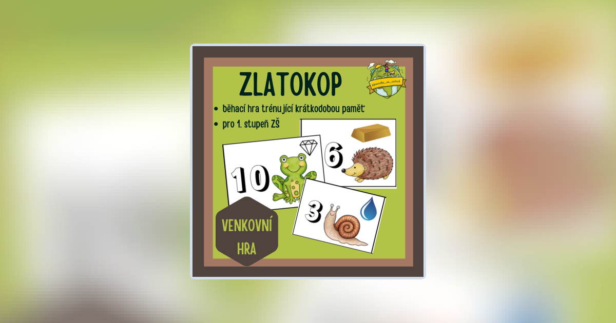 HRA - ZLATOKOP | Učitelnice