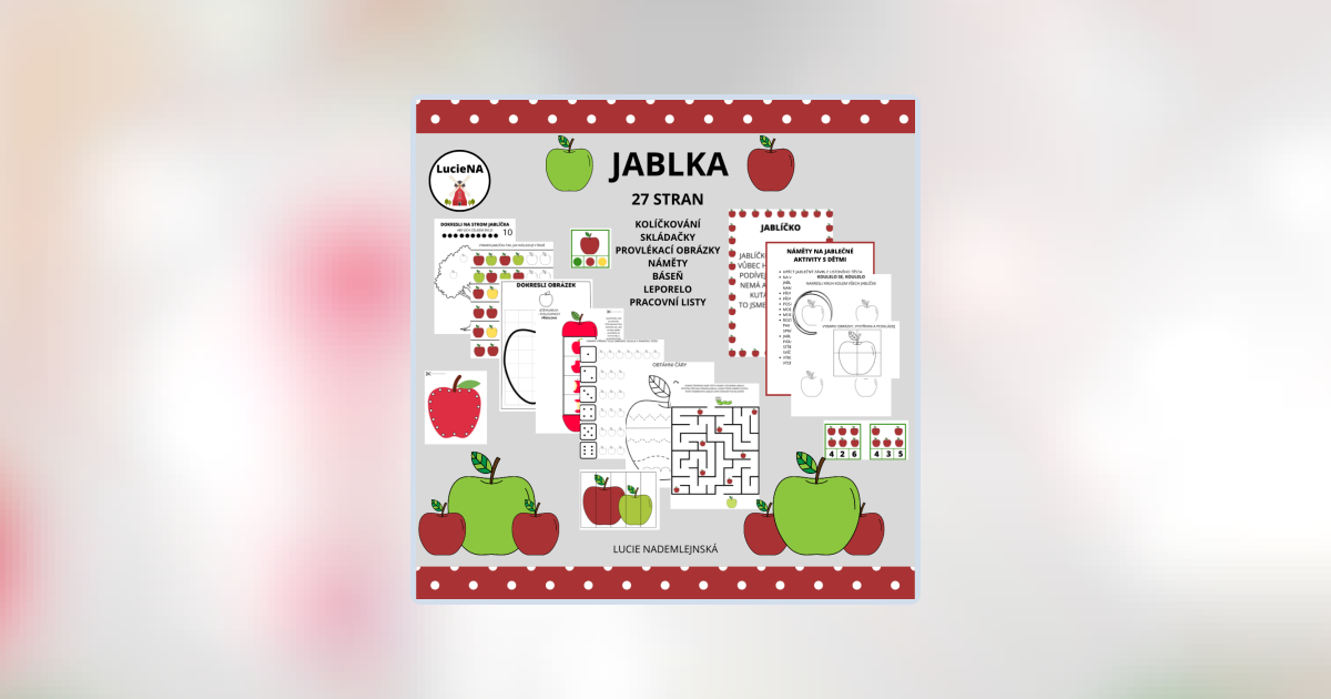 Materiál - JABLKA