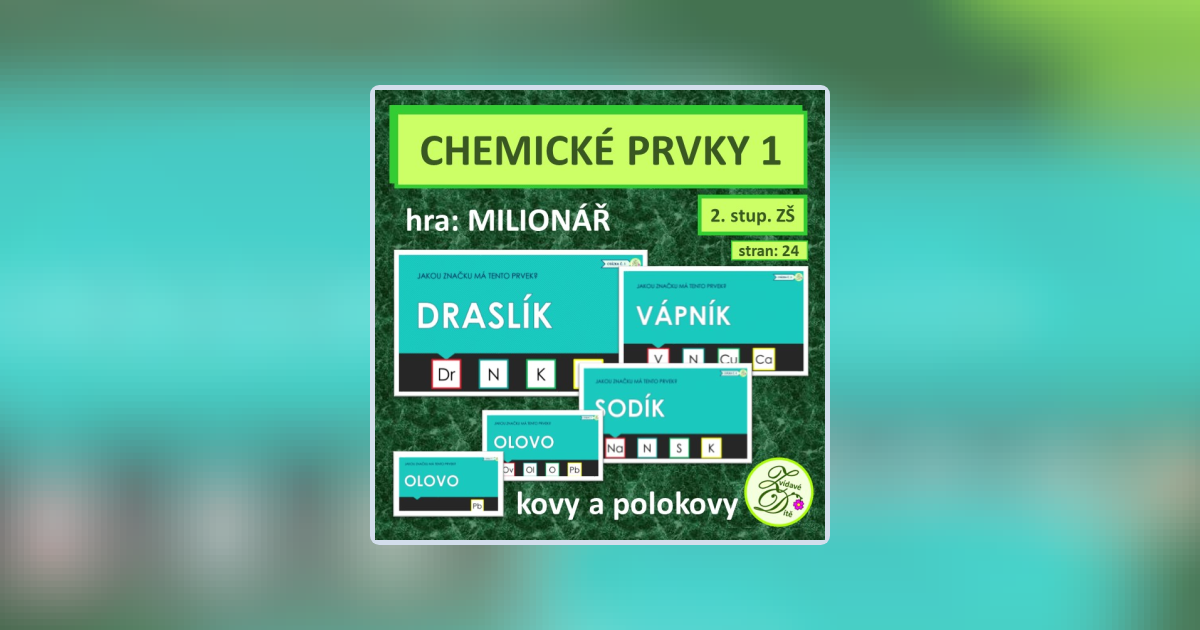 Chemické prvky 1 | Učitelnice