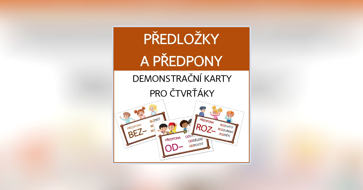 Předložky a předpony | Učitelnice