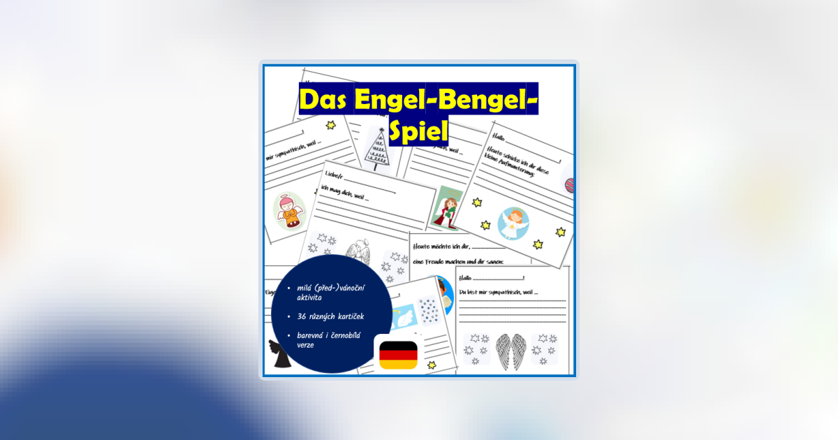 DAS ENGEL-BENGEL-SPIEL | Učitelnice
