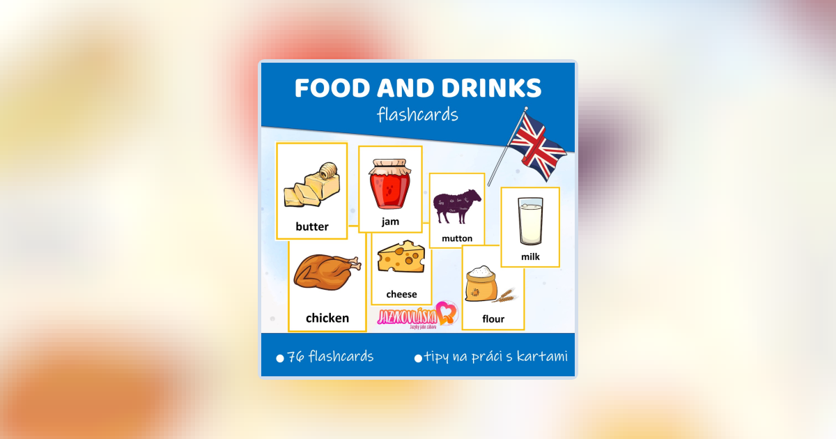 Food and drinks flashcards | Učitelnice