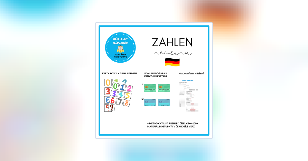 Zahlen von 0 - 1000 | Učitelnice