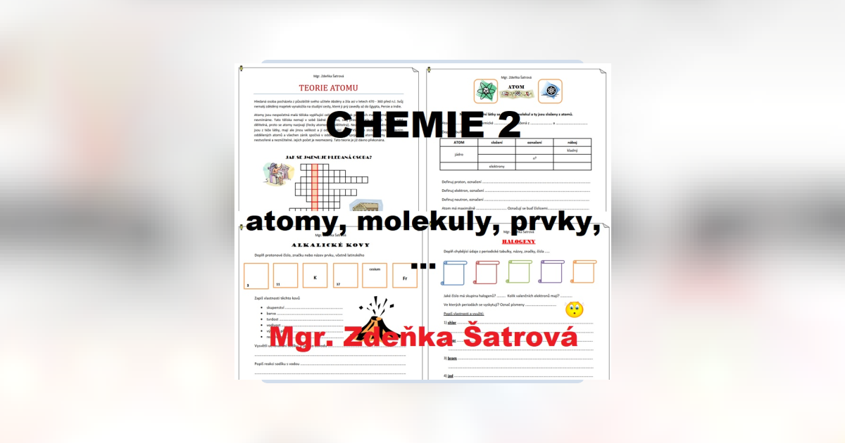 CHEMIE 2 | Učitelnice