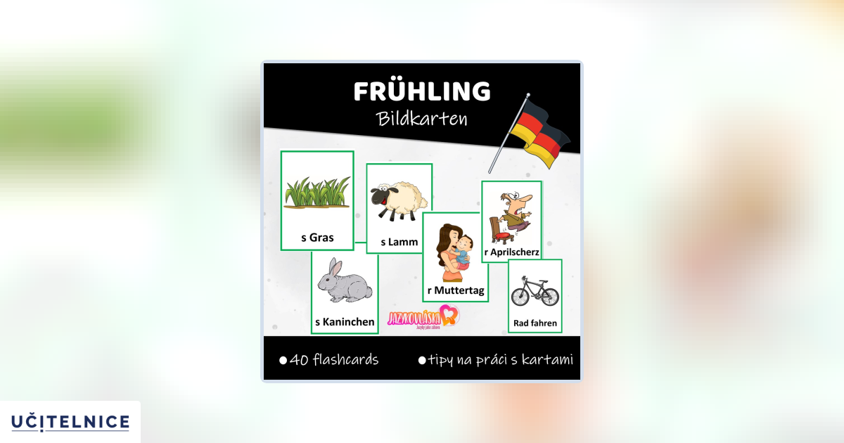 Frühling Bildkarten | Učitelnice