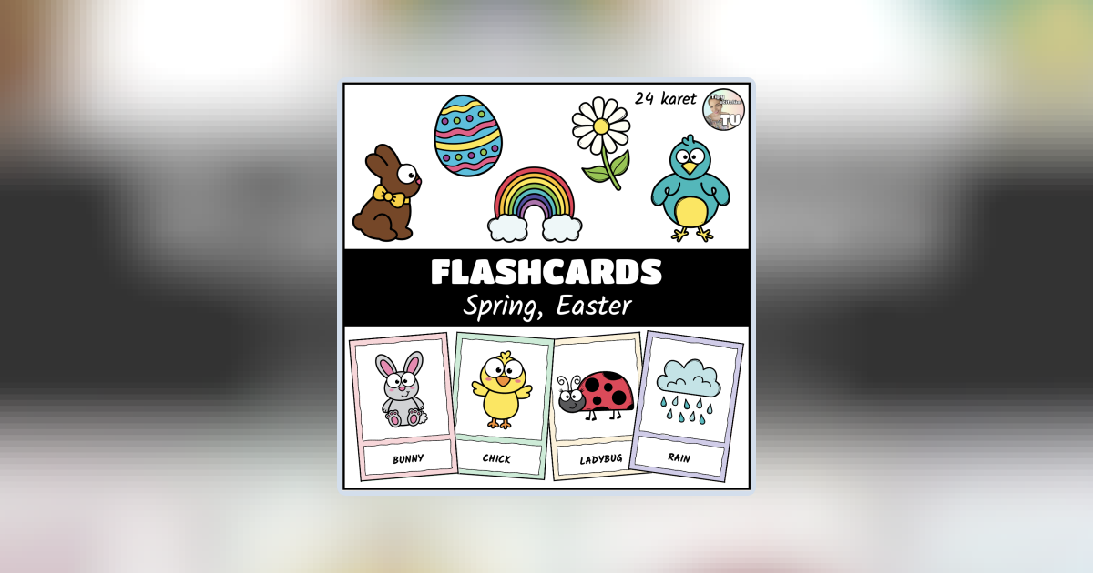 Flashcards - Spring, Easter | Učitelnice