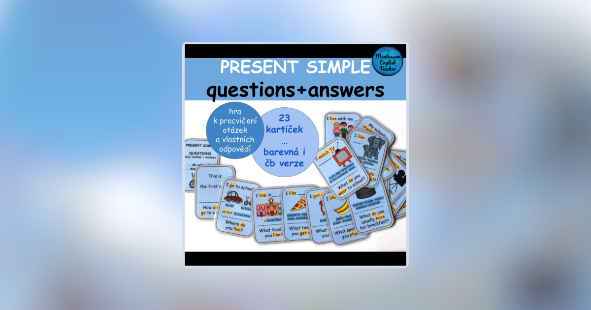 Present simple - questions+answers | Učitelnice