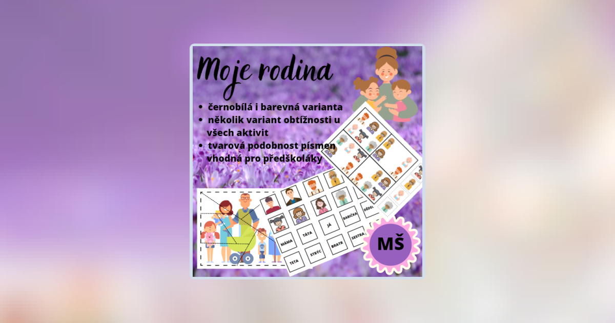 Moje rodina | Učitelnice