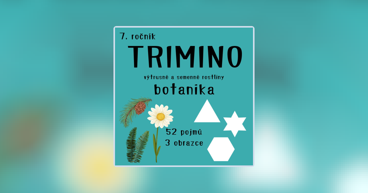 Materiál - TRIMINO - botanika