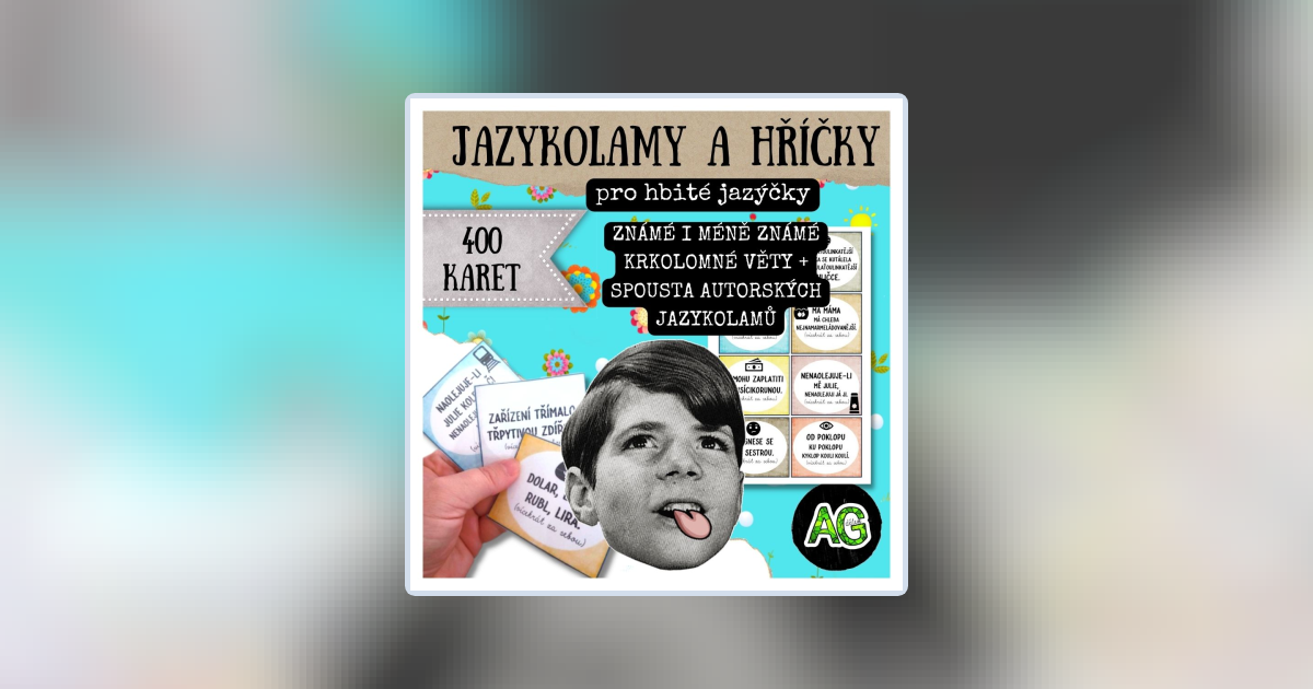 400! JAZYKOLAMŮ A SLOVNÍCH HŘÍČEK + AUTORSKÉ JAZYKOLAMY | Učitelnice