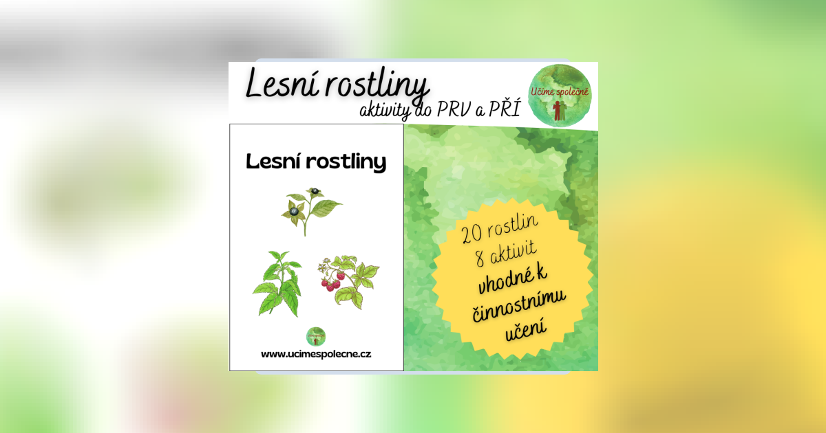 Lesní rostliny | Učitelnice