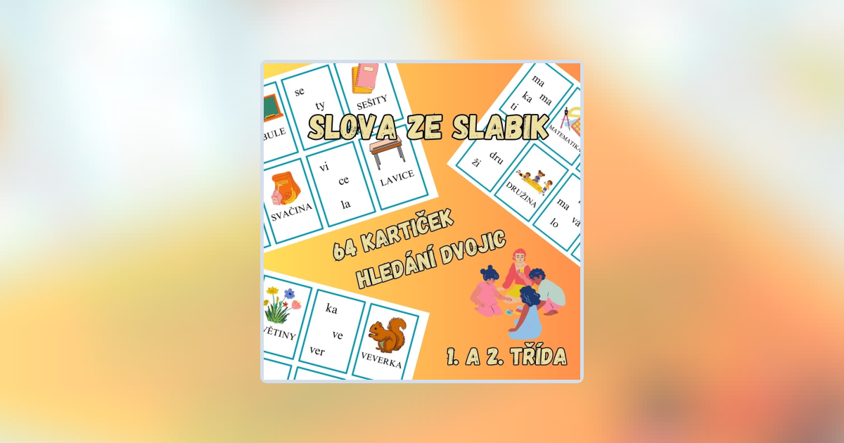 Slova ze slabik | Učitelnice