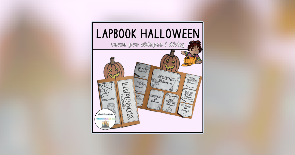 LAPBOOK - HALLOWEEN | Učitelnice
