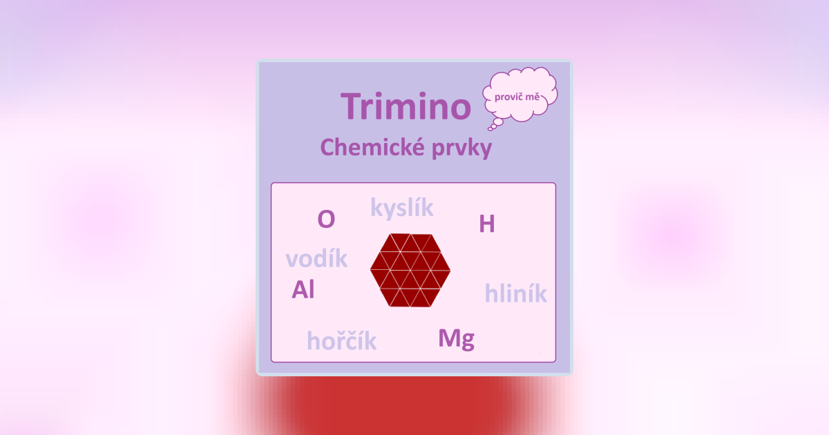 Trimino - chemické prvky | Učitelnice