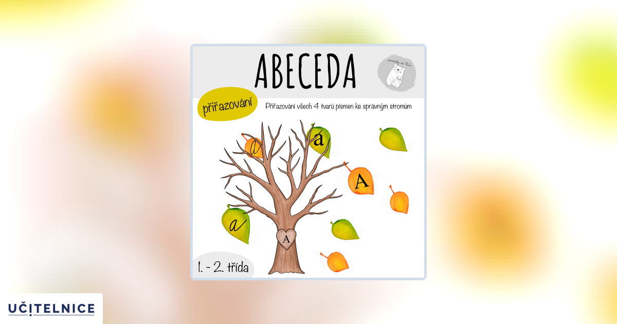 Abeceda - 4 tvary písma | Učitelnice