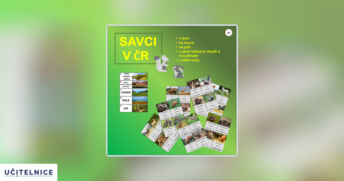 Savci v ČR | Učitelnice