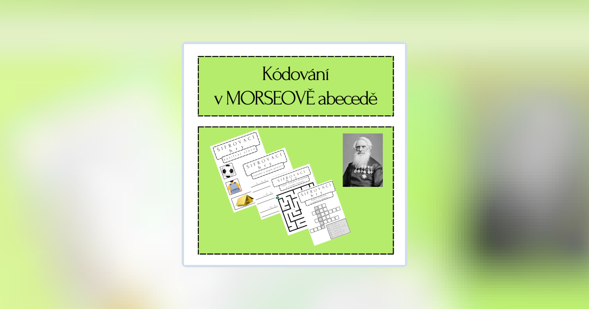 Morseovka - šifrovací hry | Učitelnice