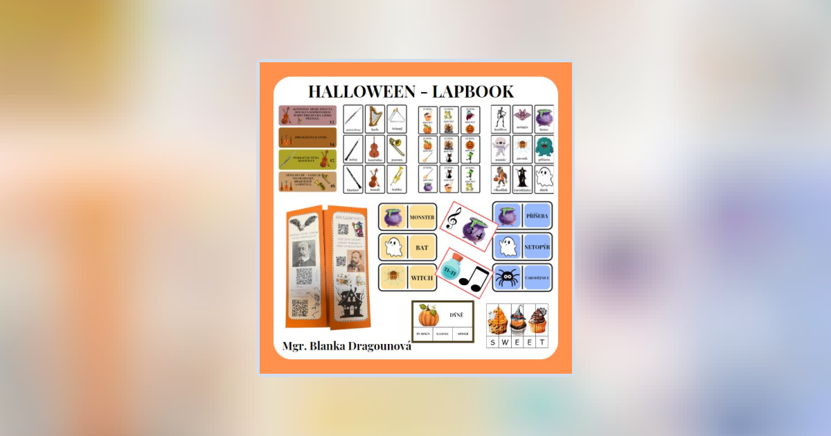 HALLOWEEN - LAPBOOK | Učitelnice