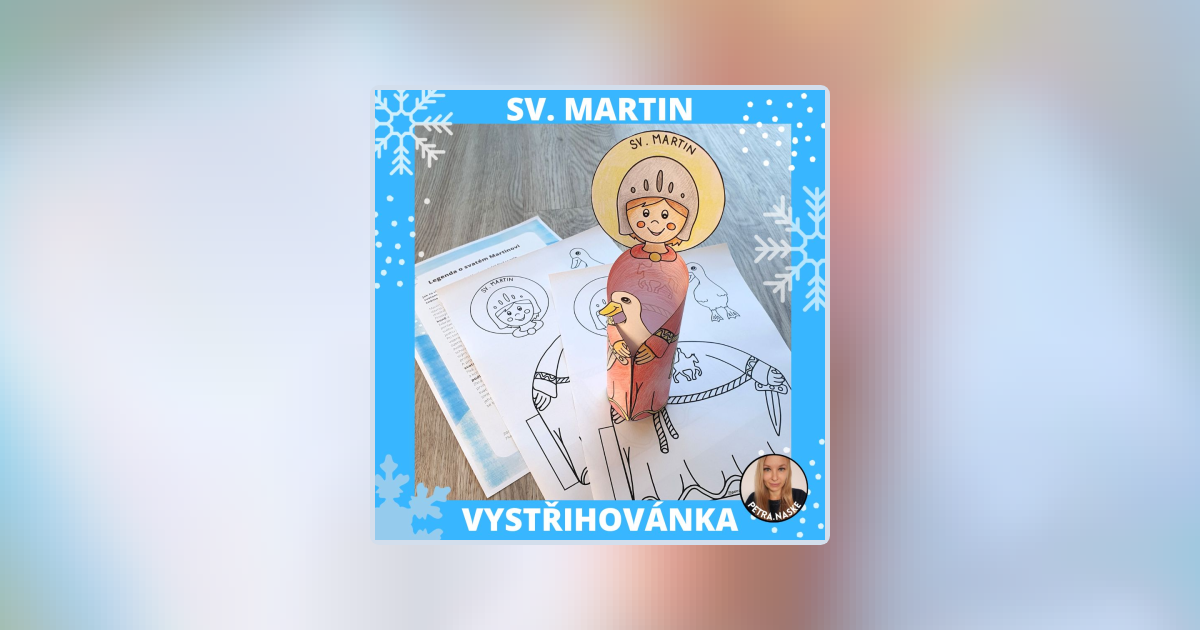 SV. MARTIN - Legenda a vystřihovánka | Učitelnice