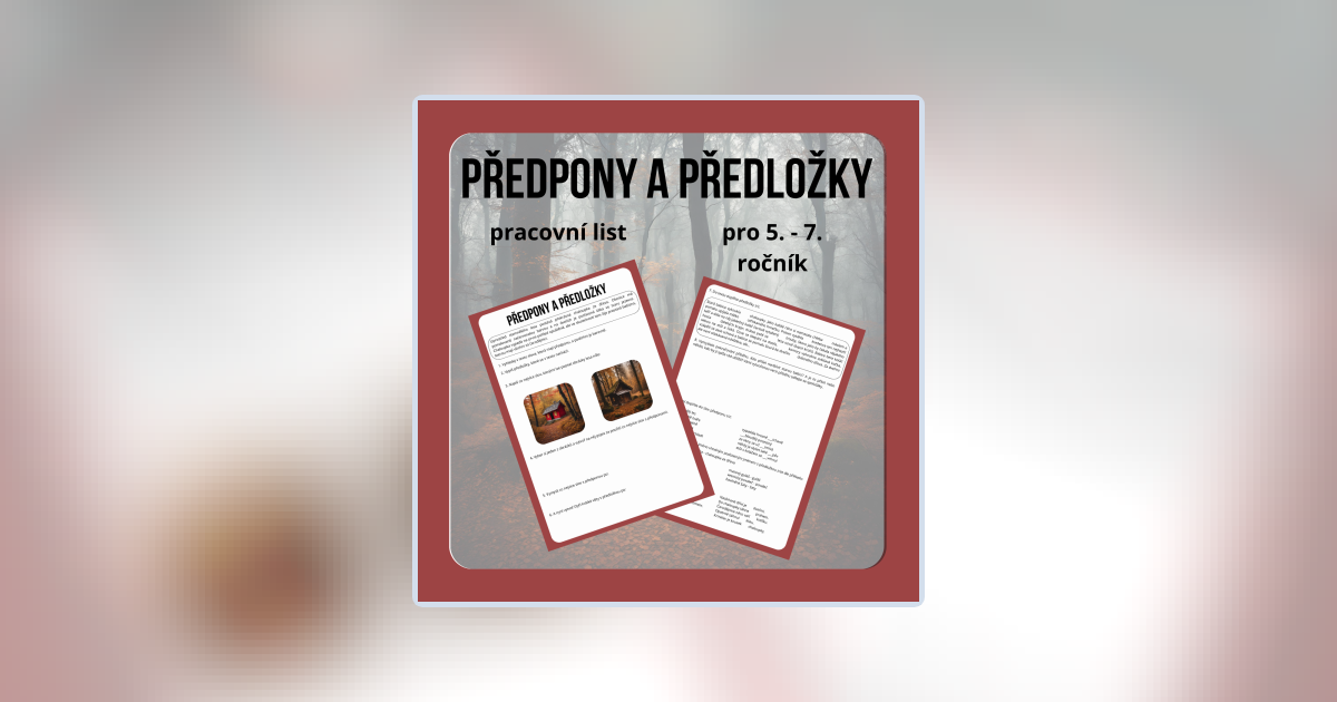 Předložky a předpony | Učitelnice