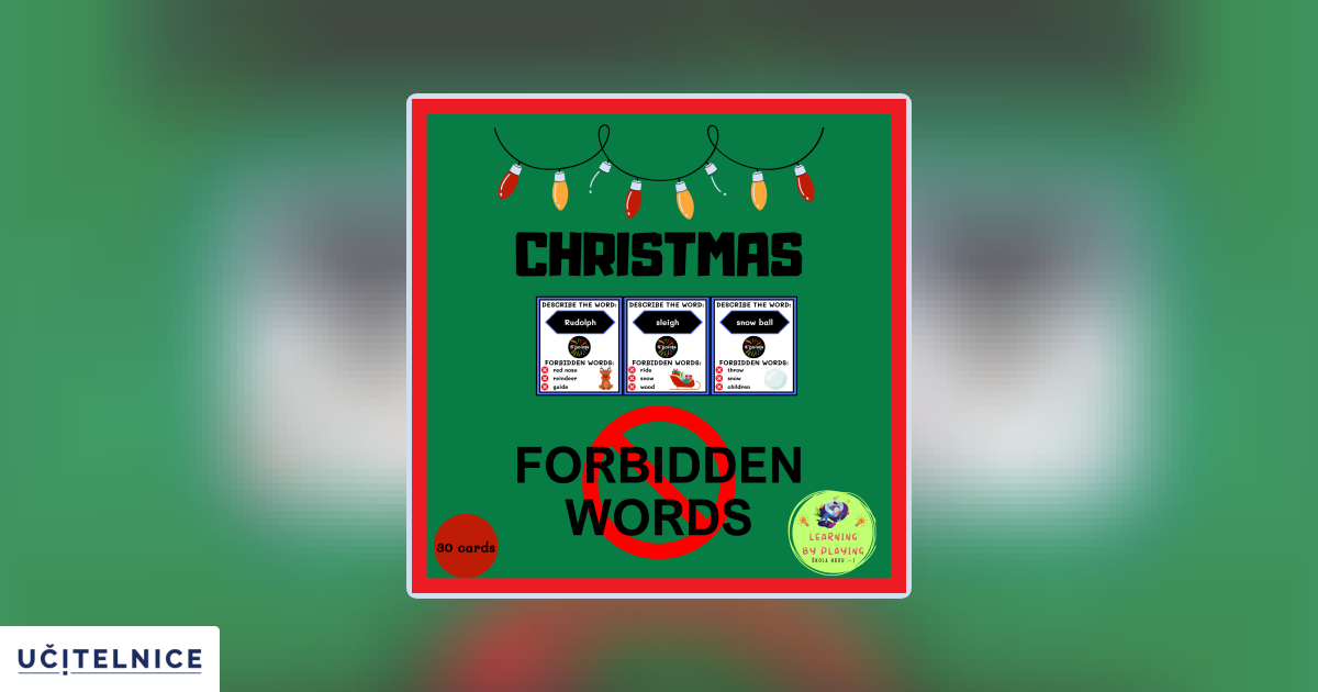CHRISTMAS - FORBIDDEN WORDS | Učitelnice
