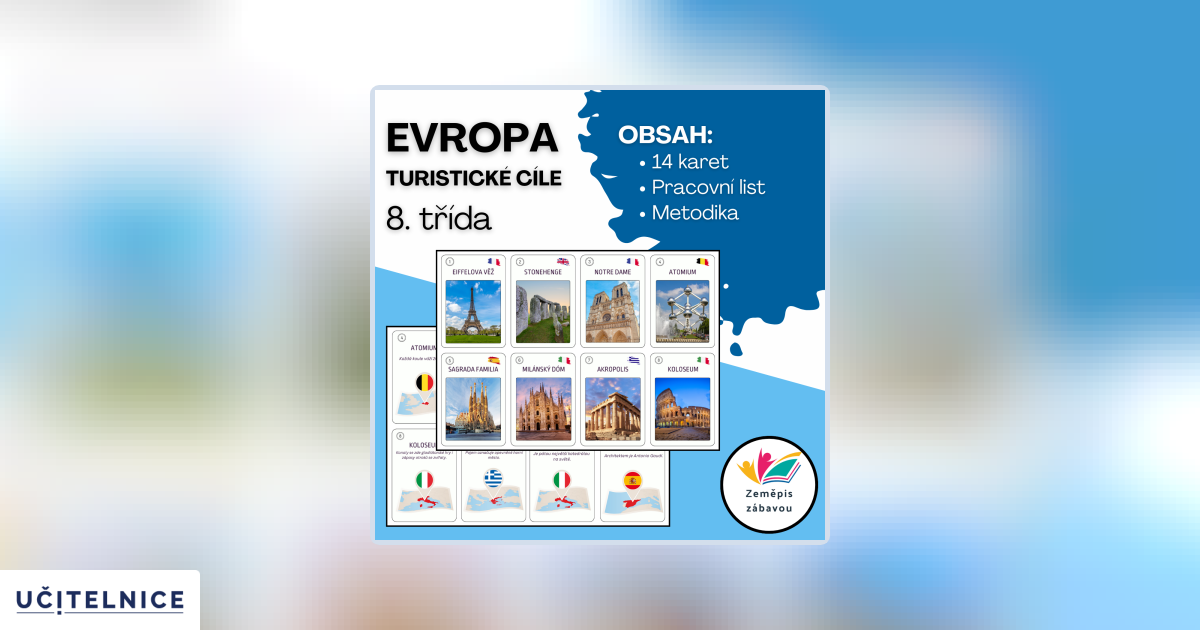 Evropa - turistické cíle | Učitelnice