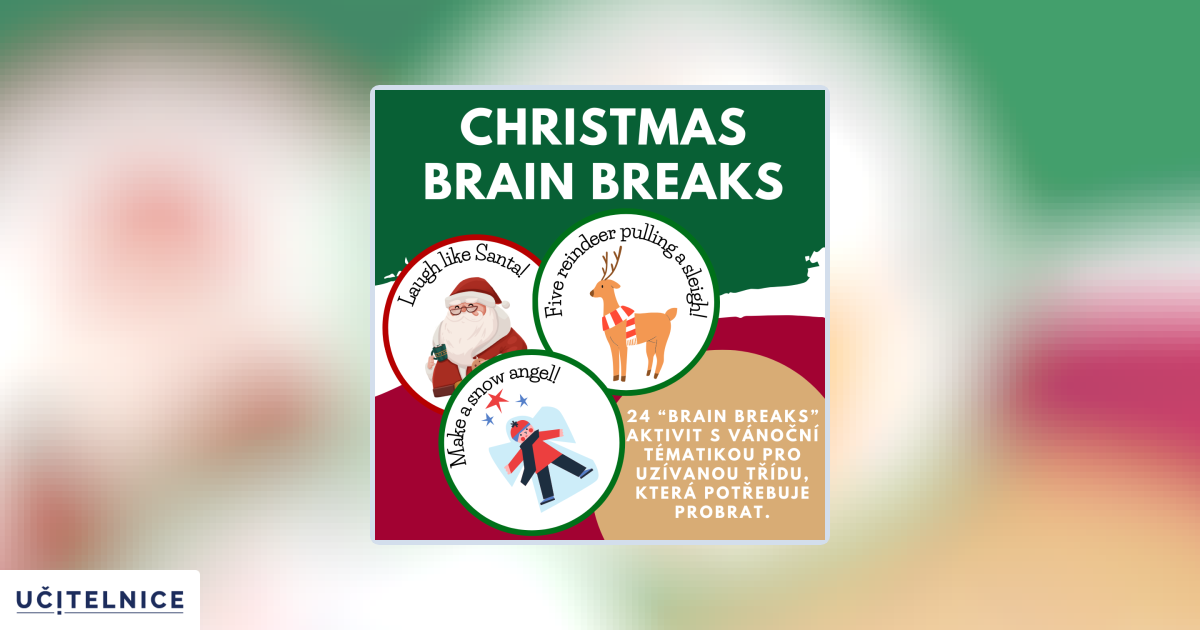 Materiál - Christmas Brain Breaks