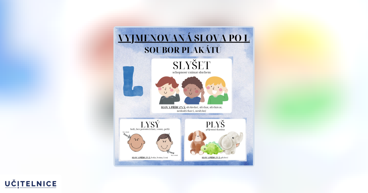 Vyjmenovaná slova po L | Učitelnice
