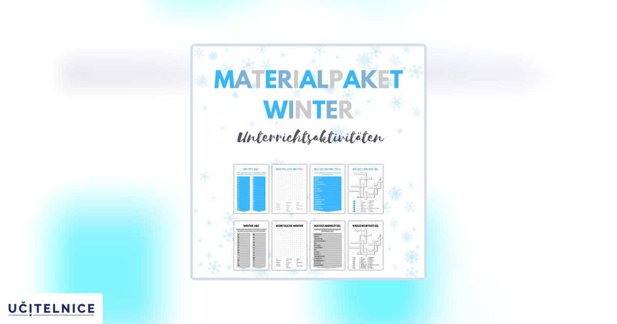 Materialpaket Winter | Učitelnice