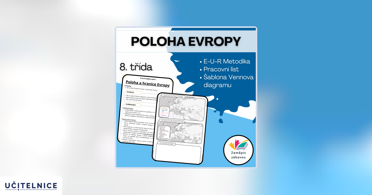 Evropa - poloha a hranice | Učitelnice