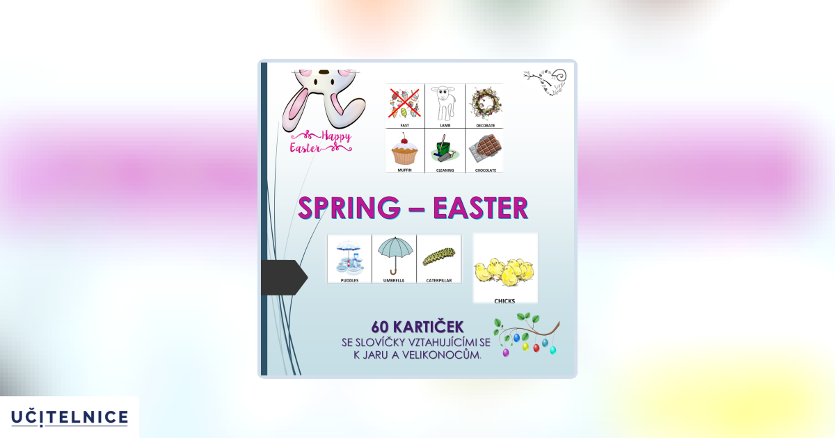 Spring, Easter - vocabulary | Učitelnice