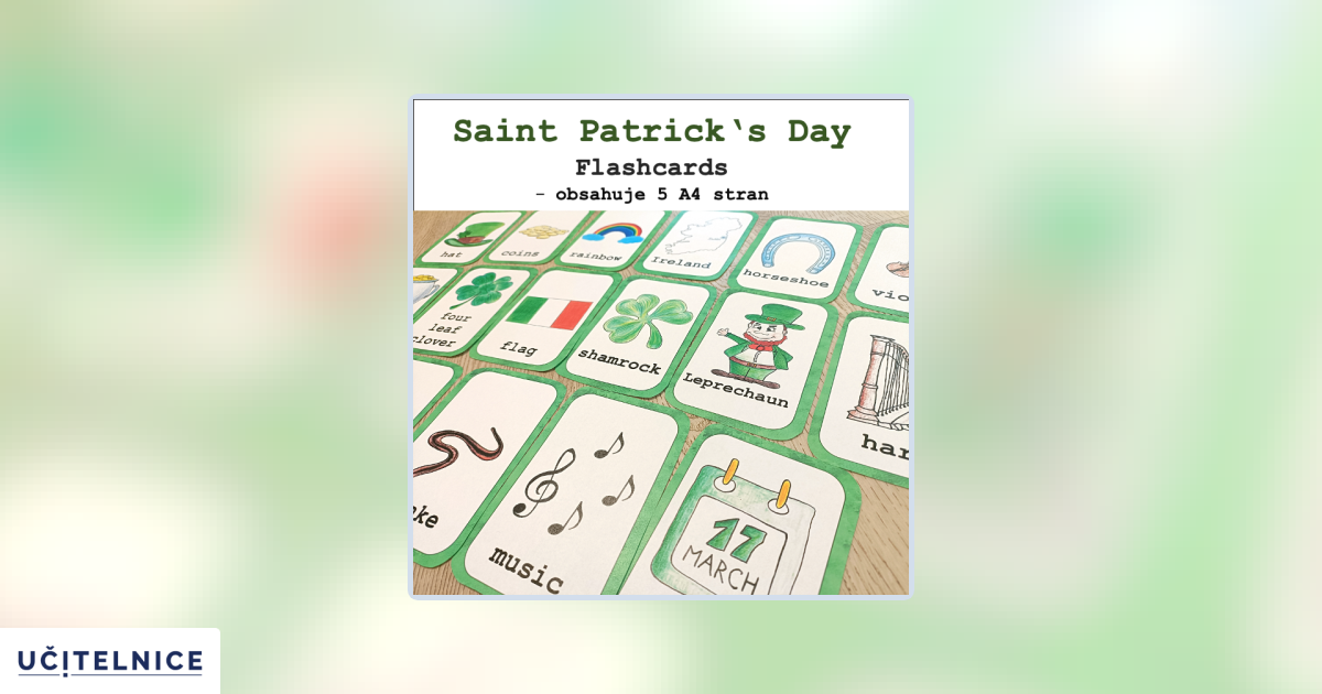 Flashcards - Saint Patrick's Day | Učitelnice