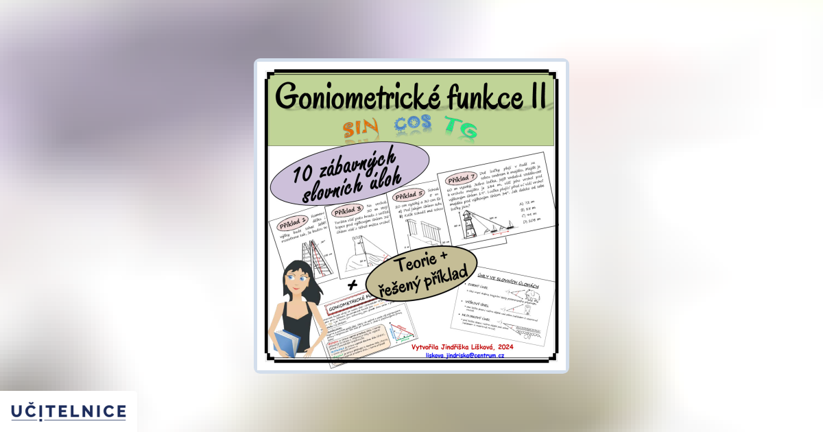 Goniometrické funkce II | Učitelnice