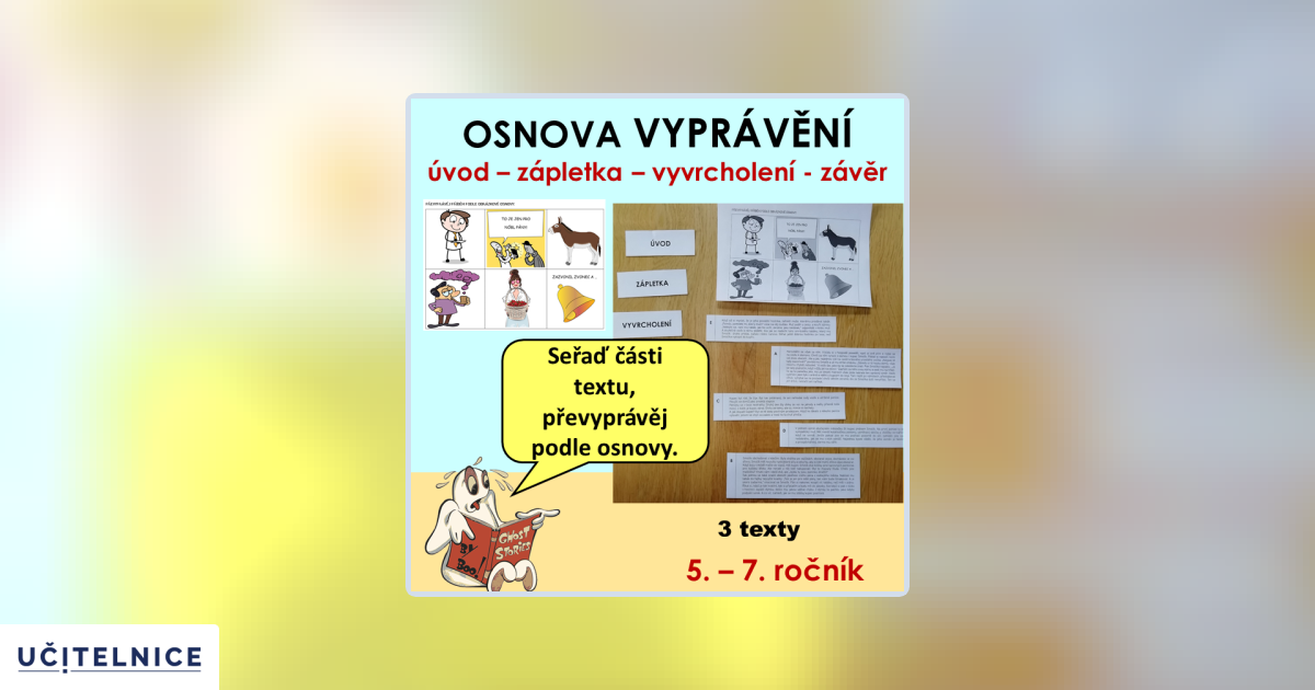 Osnova vyprávění | Učitelnice