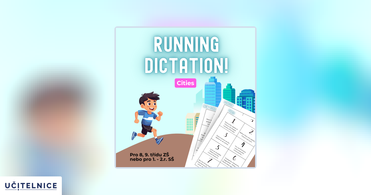 Running dictate - Cities | Učitelnice