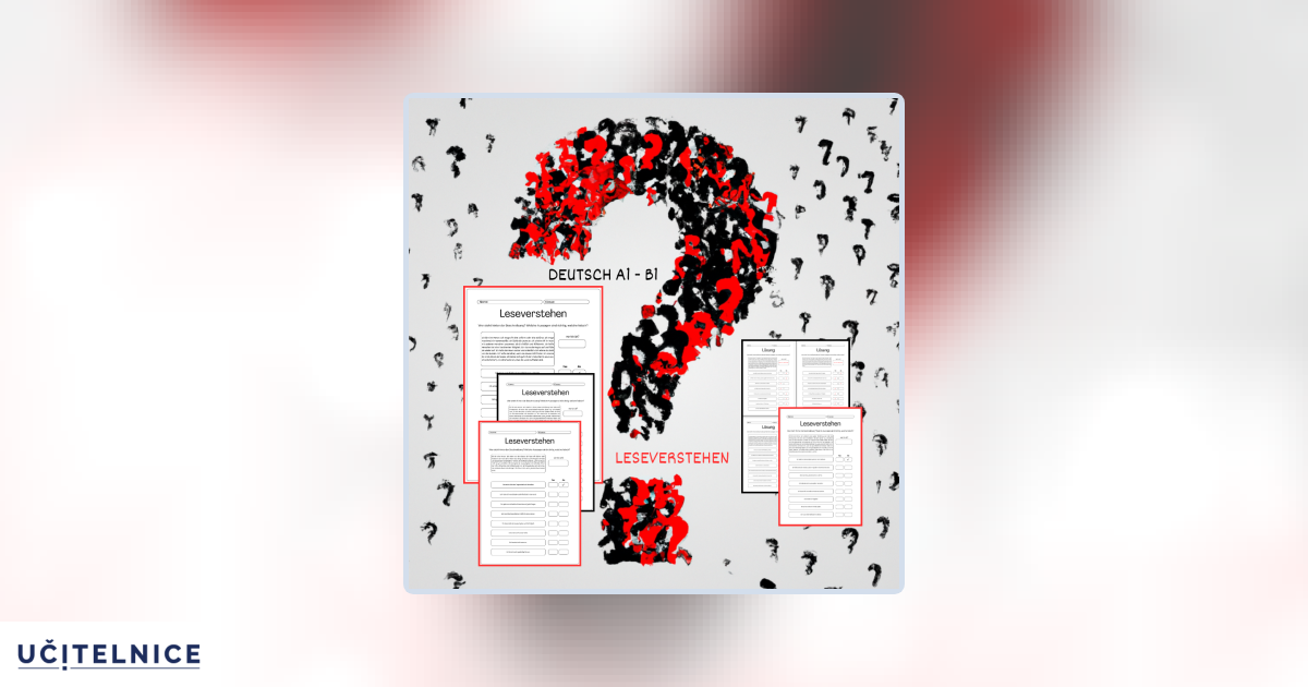 Materiál - LESEVERSTEHEN_Deutsch_Wer bin ich?