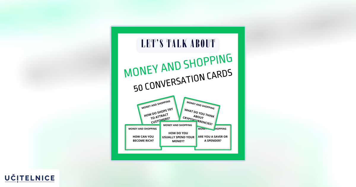 MONEY AND SHOPPING - CONVERSATION CARDS | Učitelnice