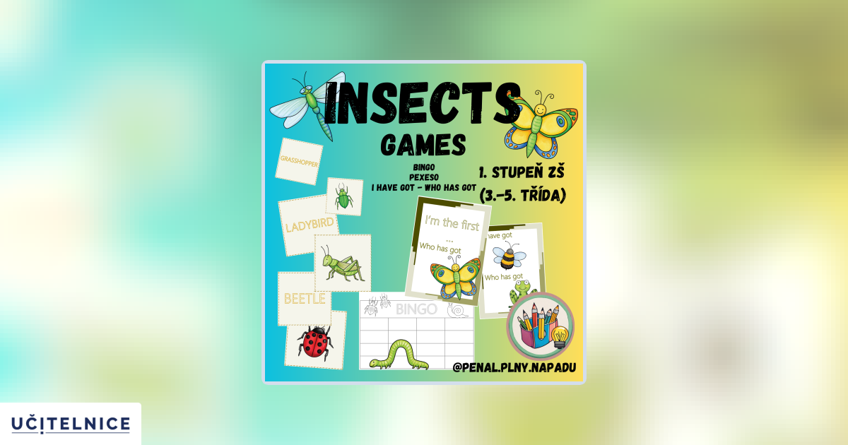 Insects - games | Učitelnice