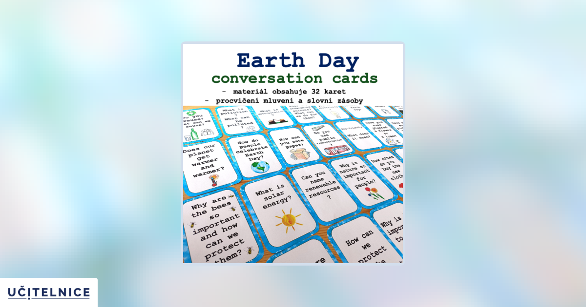 Konverzační karty - Earth Day | Učitelnice
