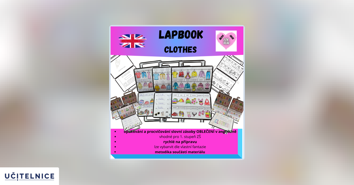 Lapbook - Clothes | Učitelnice