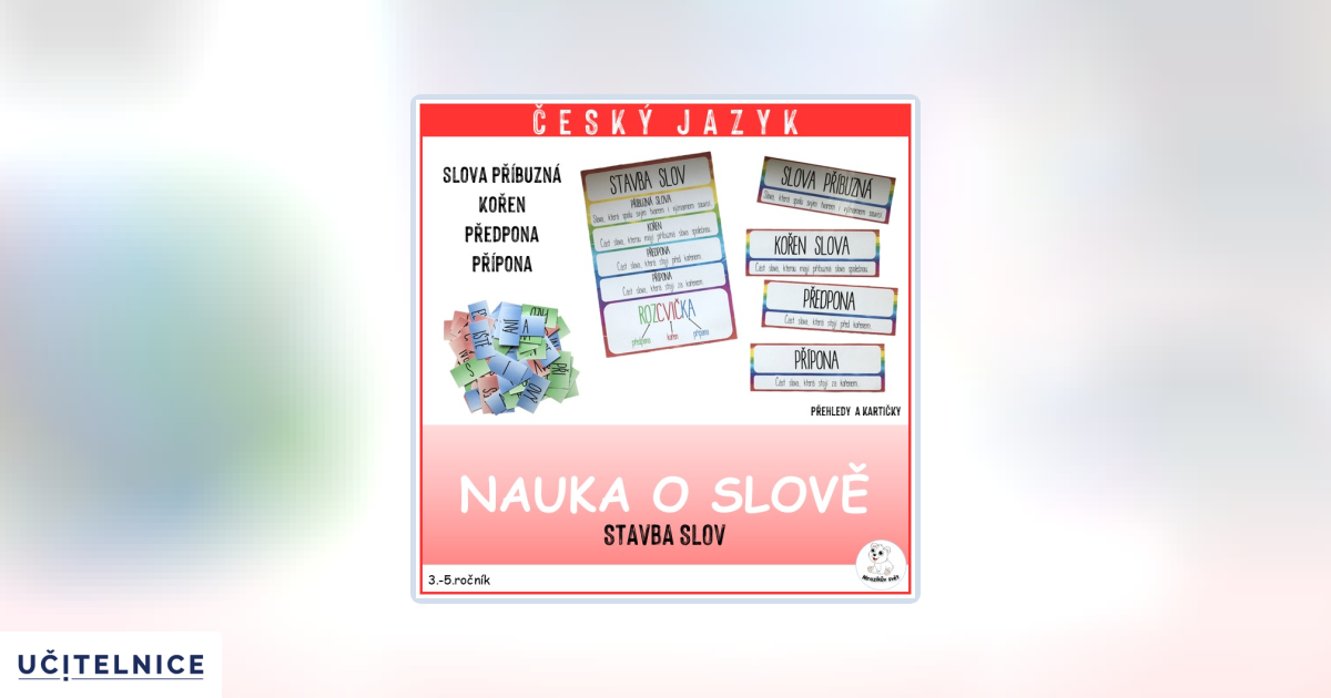 Nauka o slově - stavba slova | Učitelnice