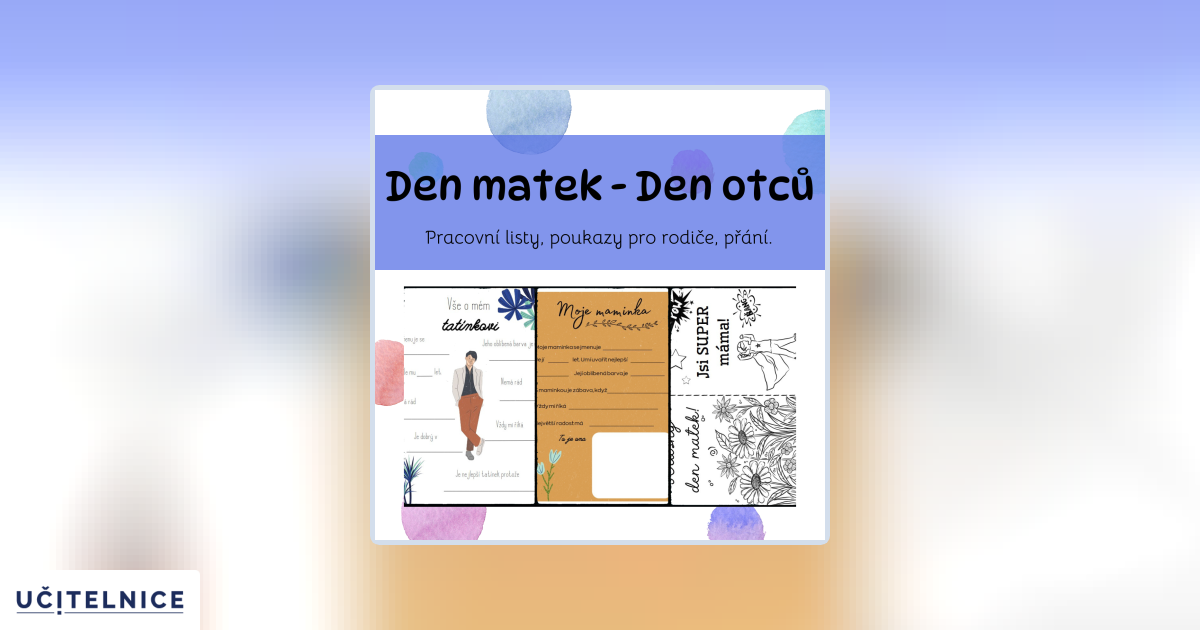 Den matek - Den otců | Učitelnice