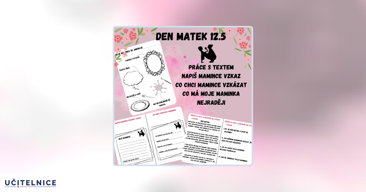DEN MATEK | Učitelnice