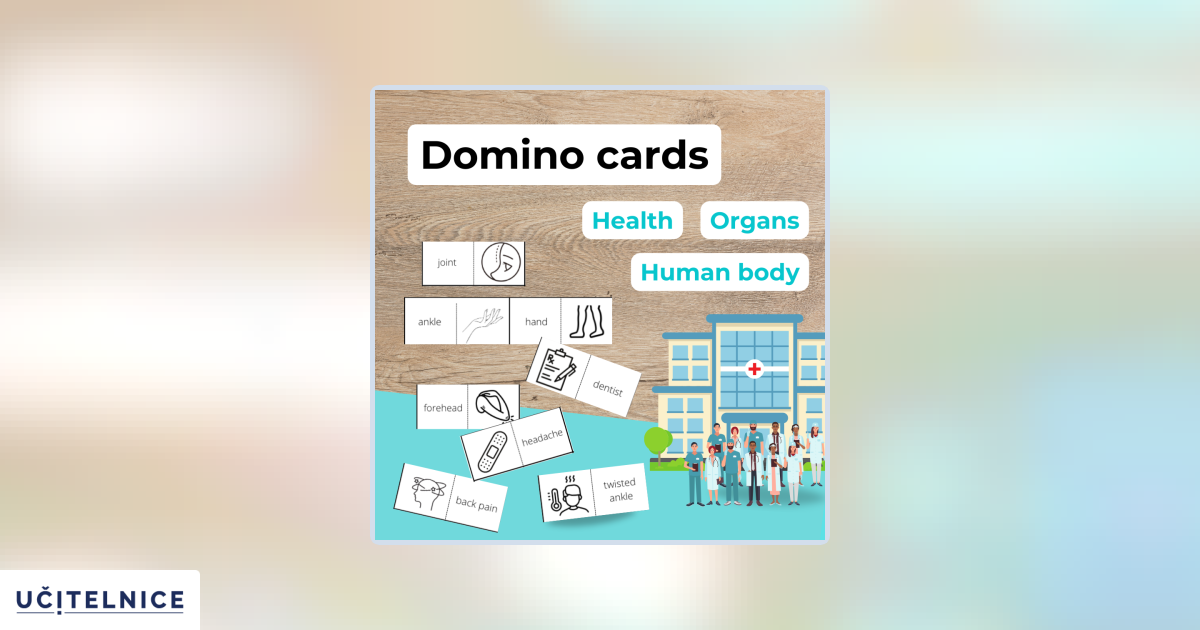 Domino cards - Health & Body parts | Učitelnice