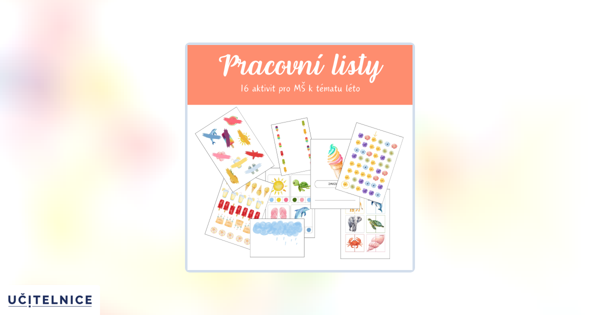 Aktivity na léto | Učitelnice